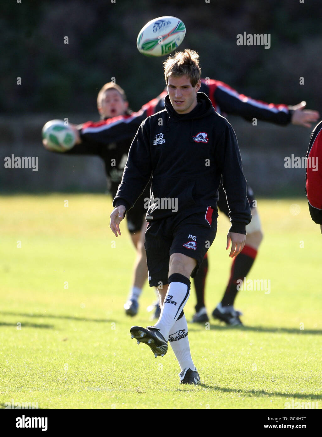Edinburgh's Phil Godman during a training session at Murrayfield ...