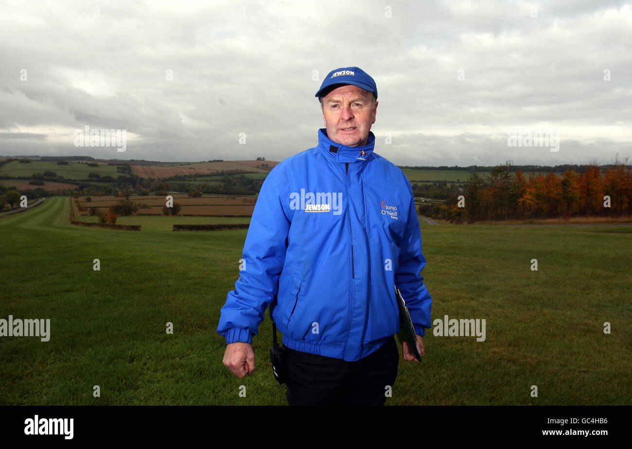 Racing - Visit to Jonjo O'Neill's Stables - Jackdaws Castle Stock Photo ...