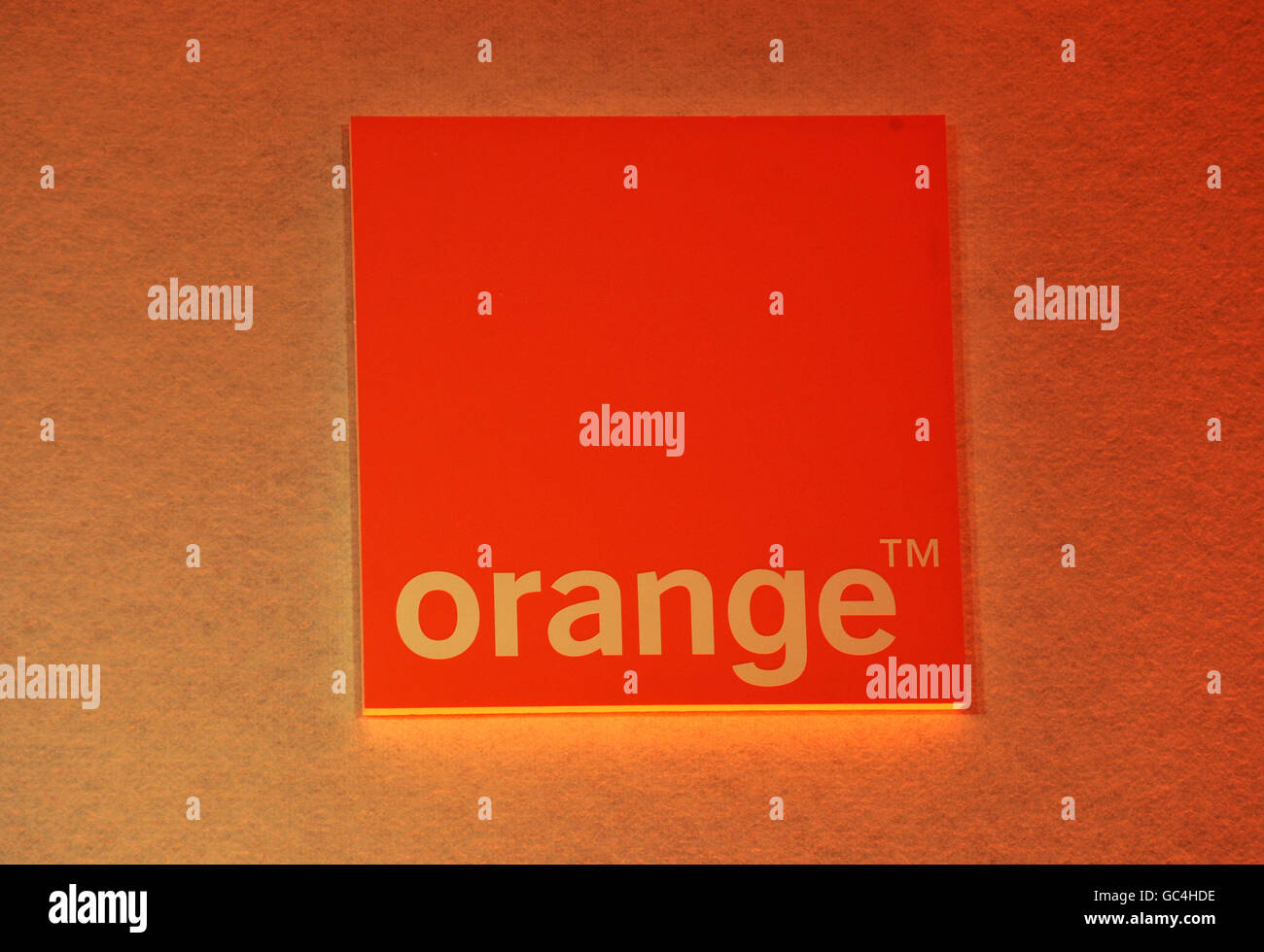 National Enterprise Academy Launch. Logo of Orange UK Stock Photo - Alamy