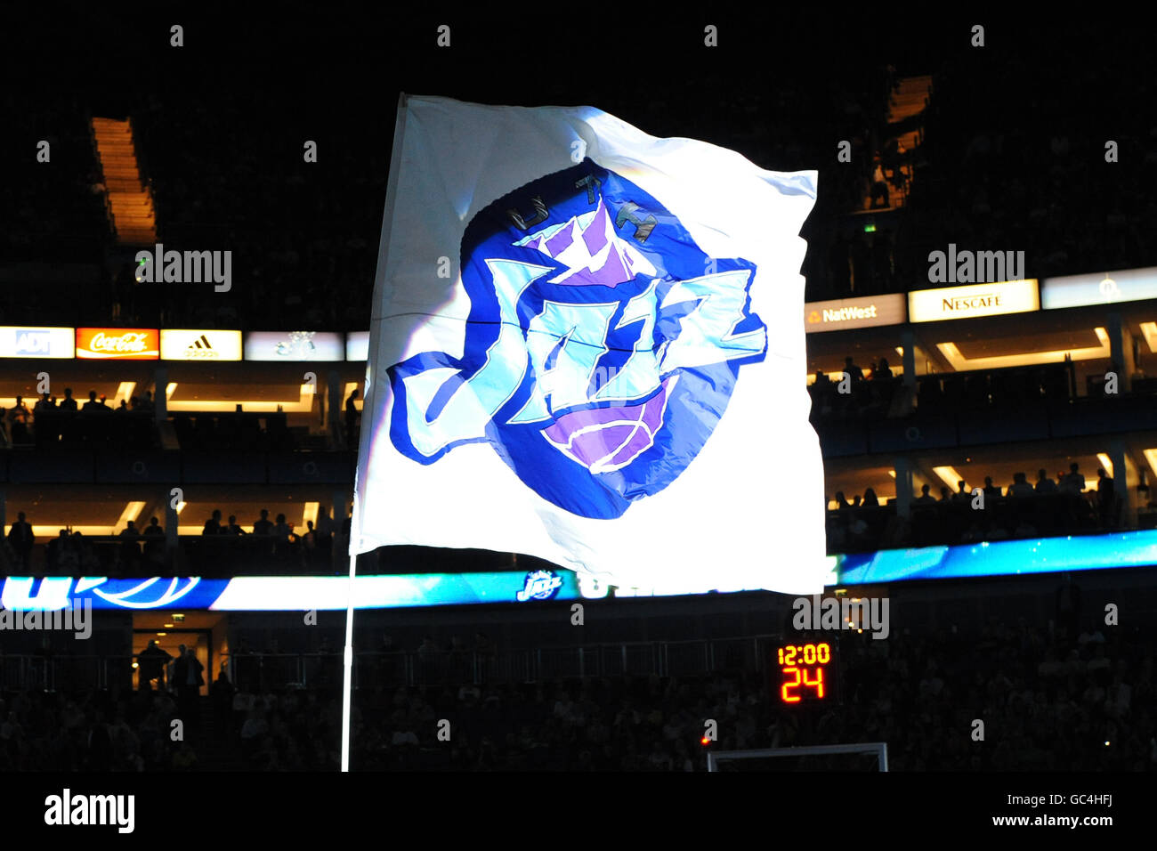 Utah jazz flag hi-res stock photography and images - Alamy