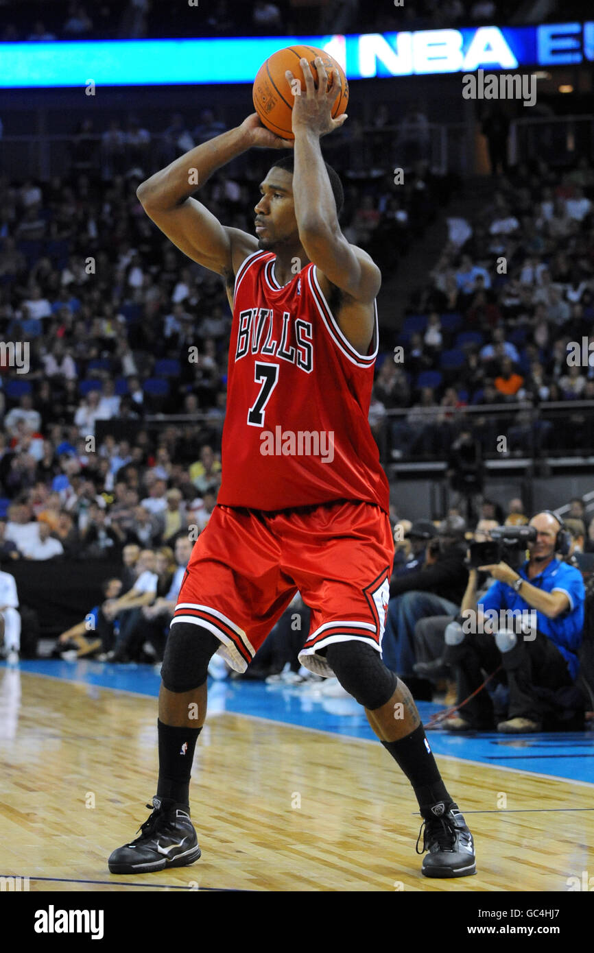 Basketball - NBA Europe - Chicago Bulls v Utah Jazz - O2 Arena. Derrick ...