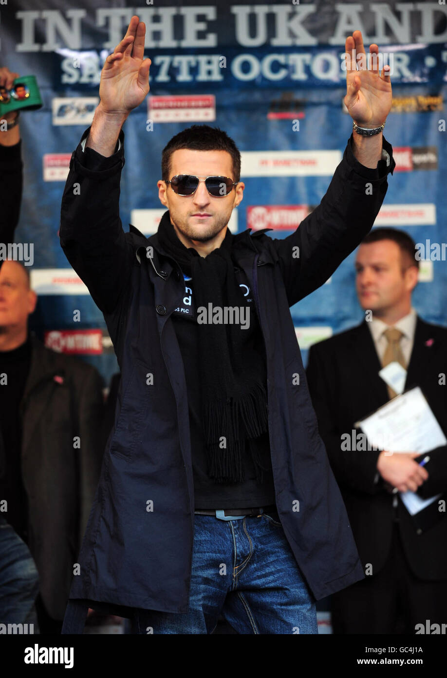 Carl froch poses hi-res stock photography and images - Alamy