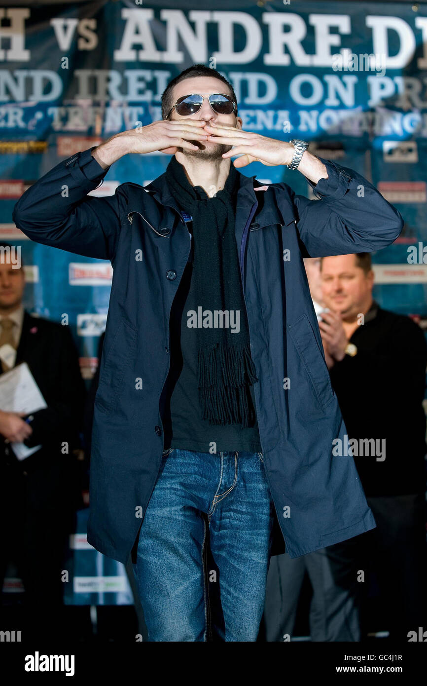 Boxing - Carl Froch v Andre Dirrell - Weigh In - Market Square Stock ...