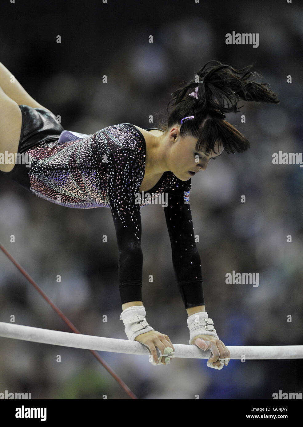 Great Britain's Rebecca Wing on the uneven bars during the Women's ...