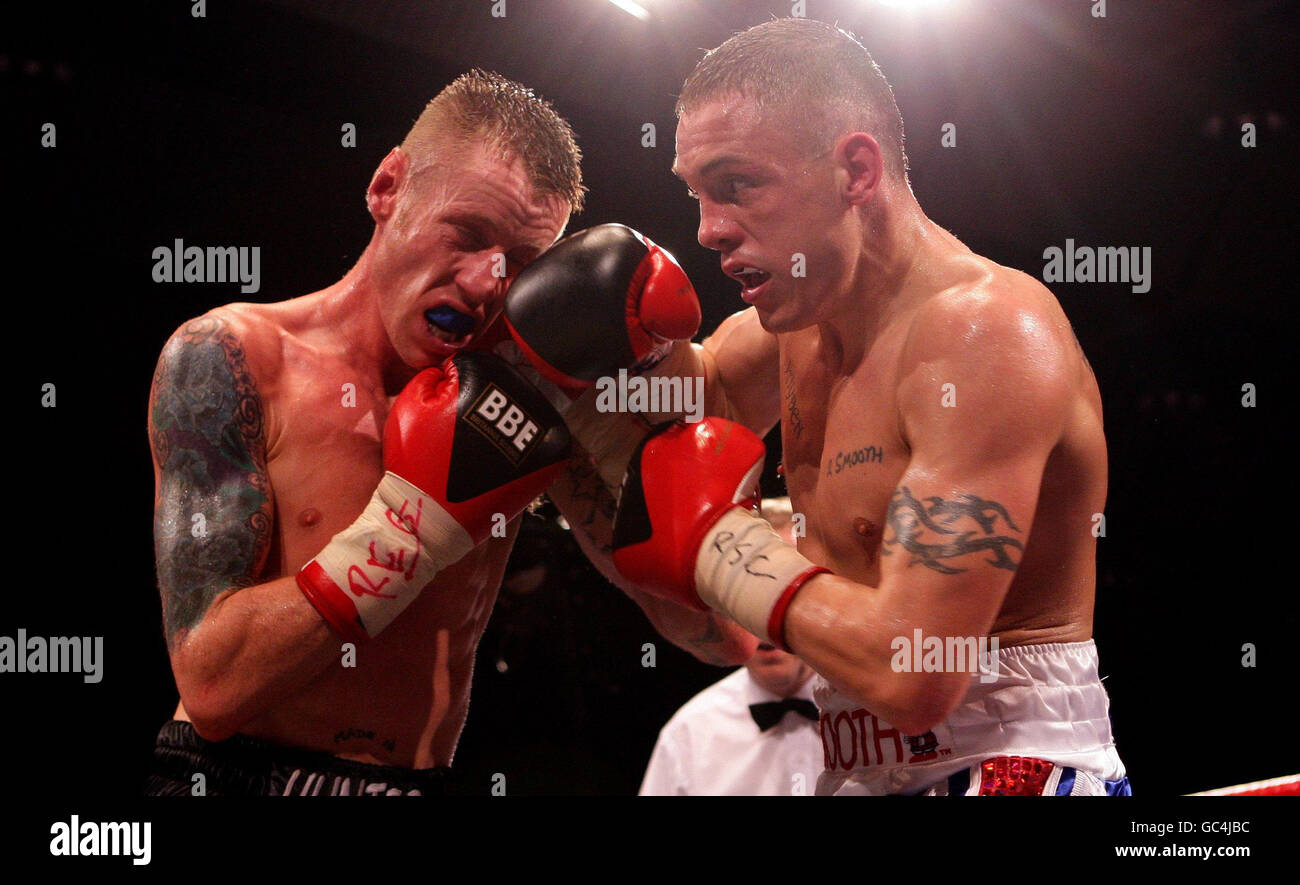 Great Britain's Jason Booth (right) in action against Great Britain's ...