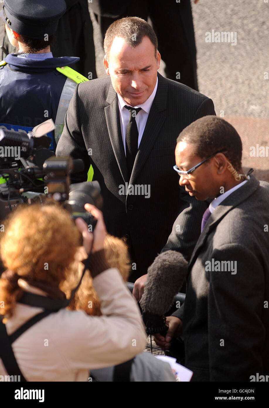 Stephen Gately funeral Stock Photo - Alamy