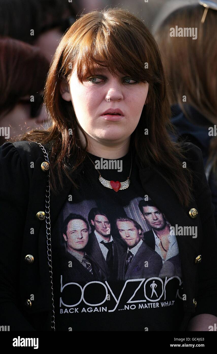 Stephen Gately funeral Stock Photo - Alamy