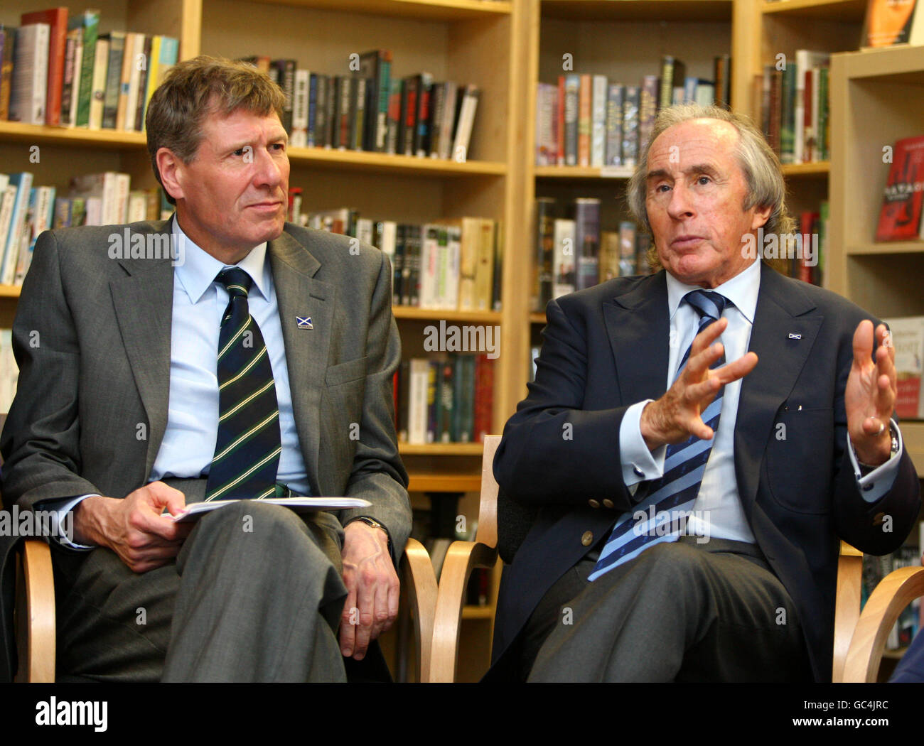 Jackie Stewart visits Cornton Vale Prison Stock Photo - Alamy