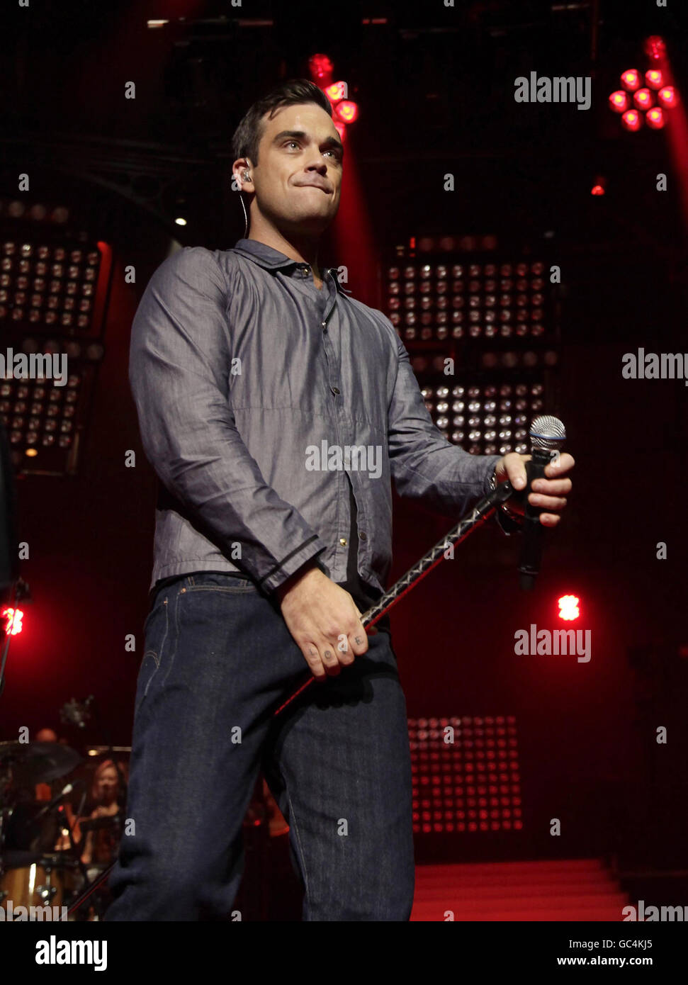 Robbie Williams at BBC Electric Proms - London. Robbie Williams ...