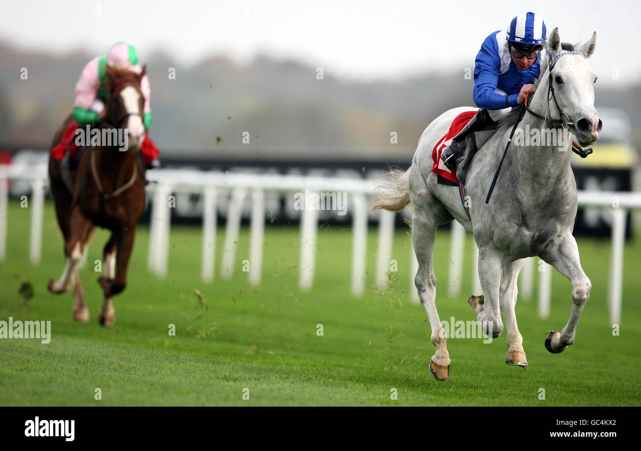 Horse racing the racing post trophy day one doncaster racecourse hi-res ...