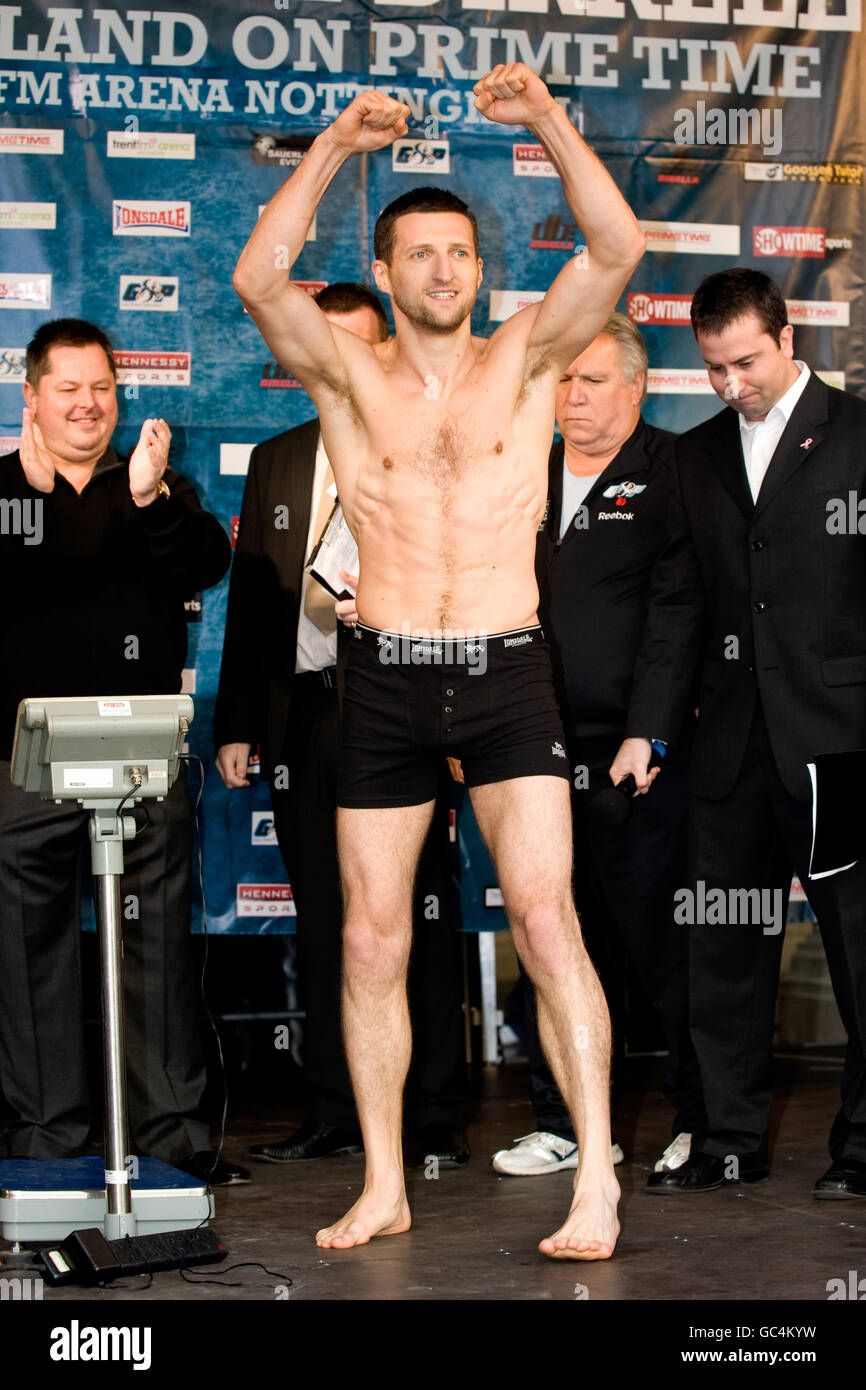 Boxing - Carl Froch v Andre Dirrell - Weigh In - Market Square Stock ...