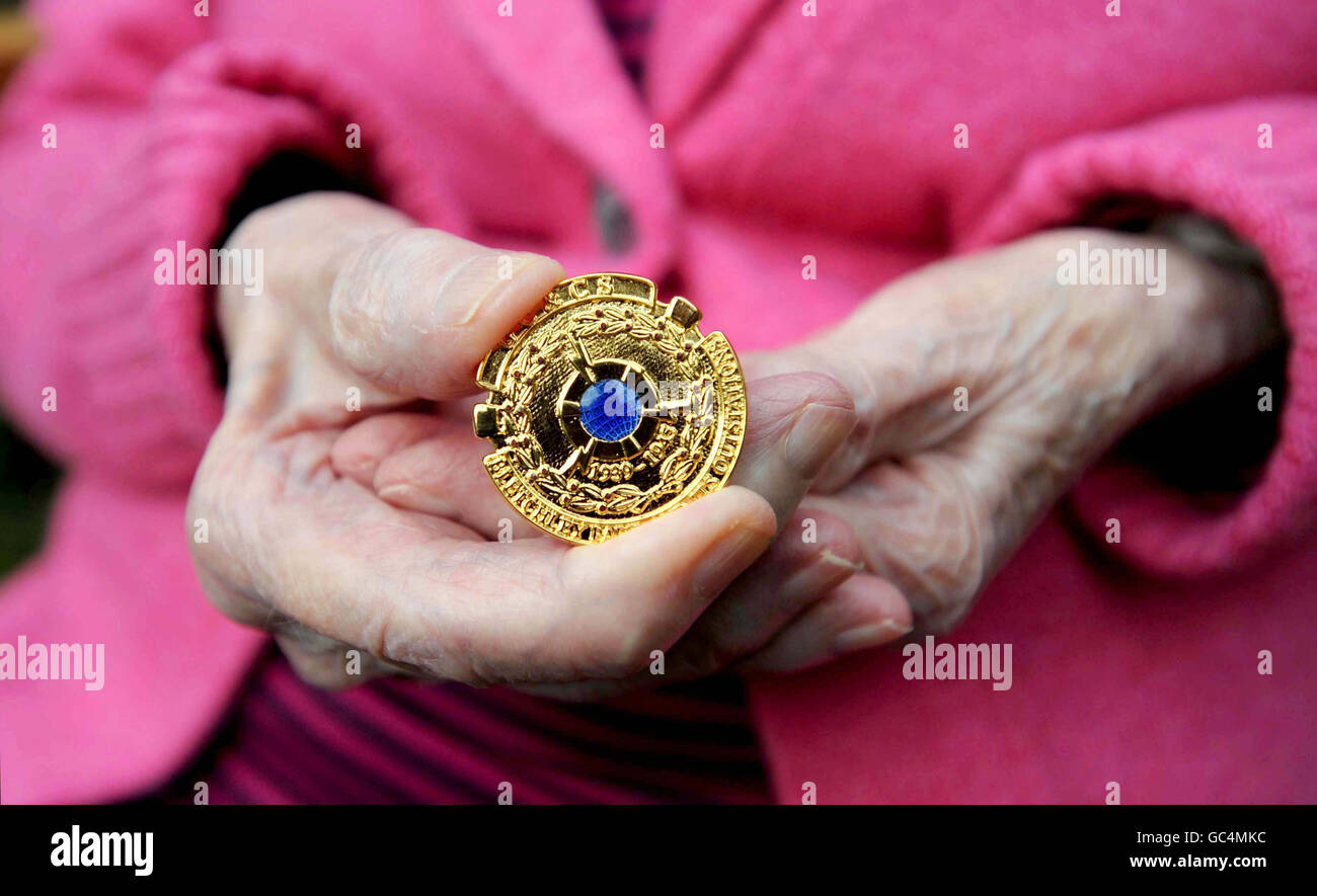 Mair Eluned Russell-Jones honoured Stock Photo - Alamy