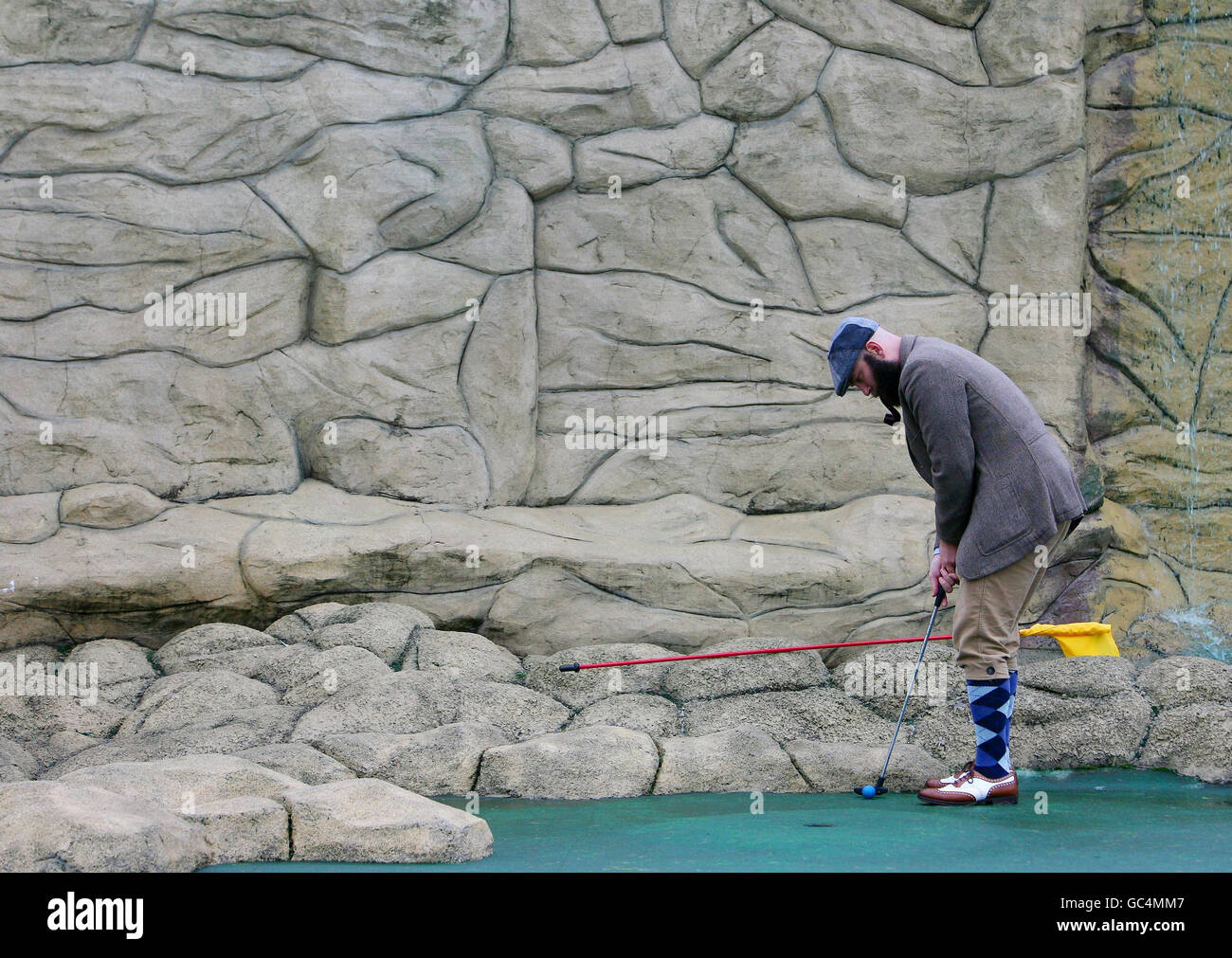 World Crazy Golf Championship Stock Photo - Alamy