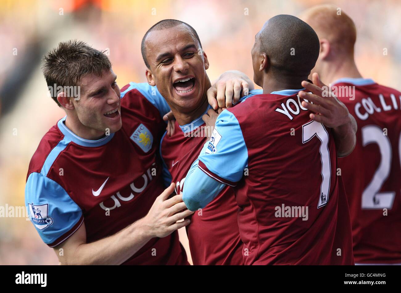 Left right aston villas ashley young hi-res stock photography and ...