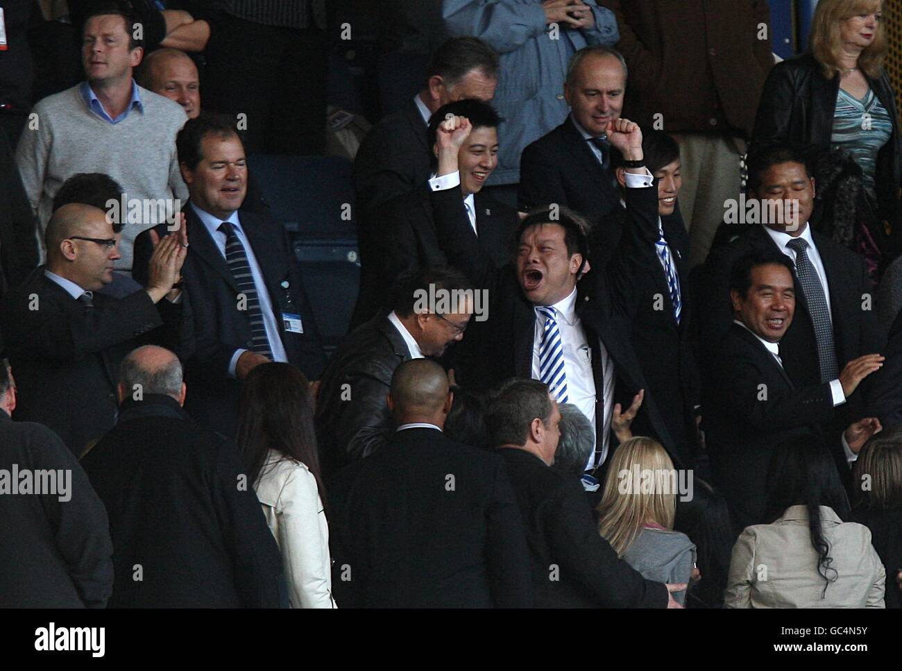 Birmingham city owner carson yeung in stands hi-res stock photography ...