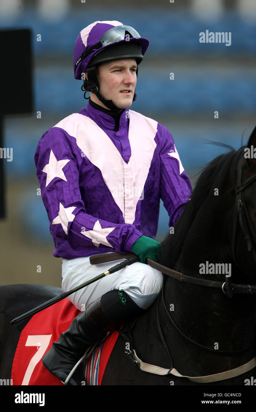 Jockey tom queally on priestley prior to the e b f maiden hi-res stock ...