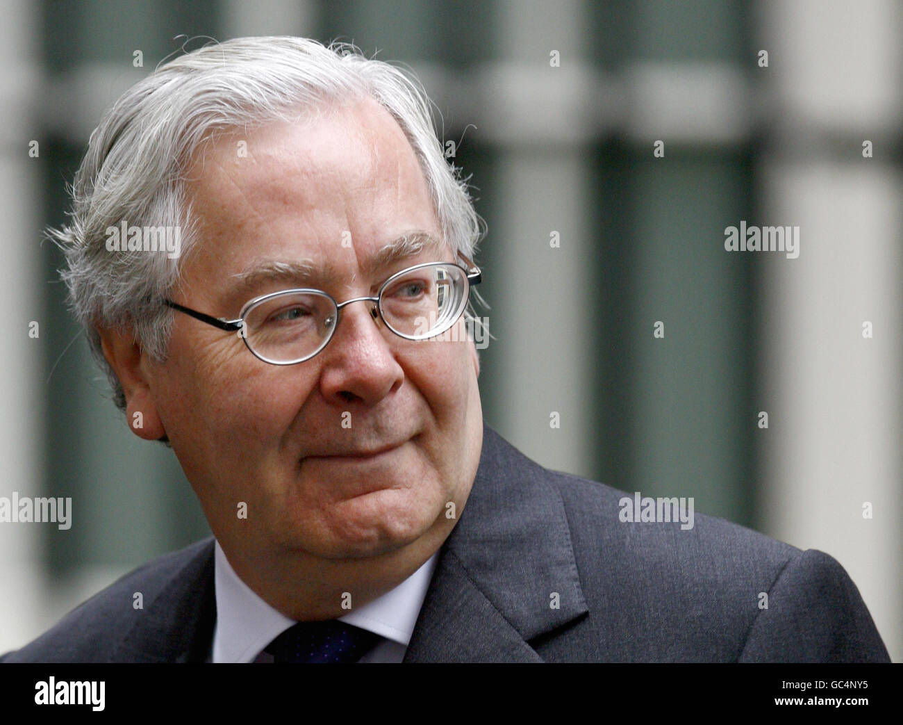 The Governor of the Bank of England Mervyn King leaves 11 Downing ...