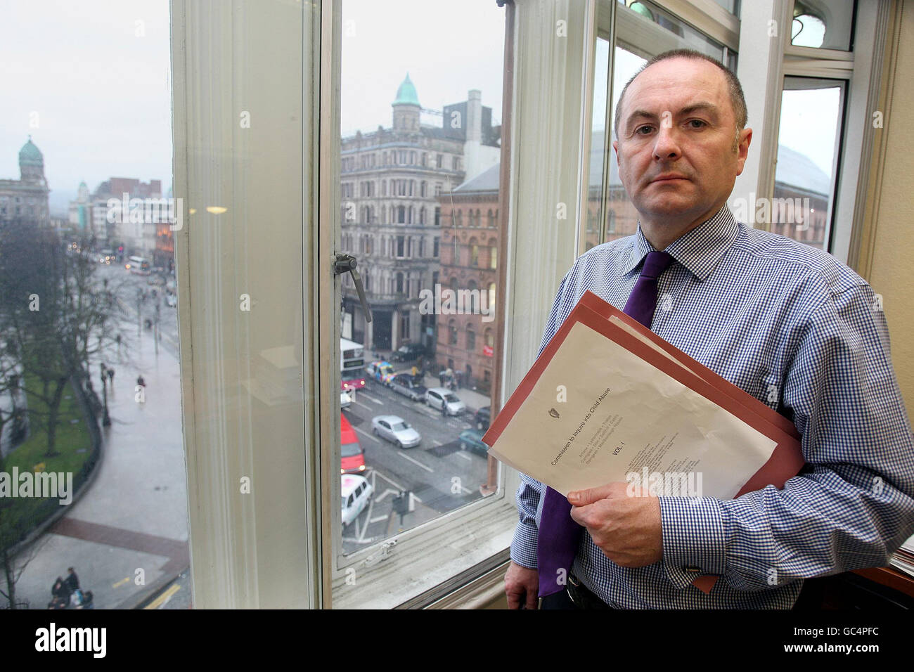Solicitor Joe Rice in his Belfast office, as hundreds of child abuse ...