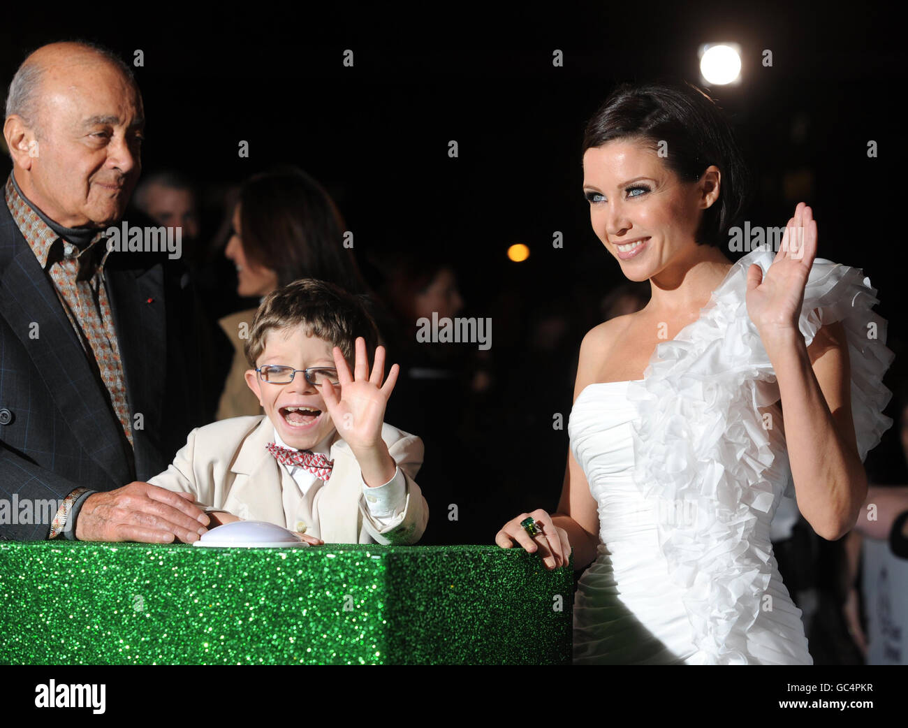 Harrods Chairman Mohammed Al Fayed, Dominic aged 10 (surname not given ...