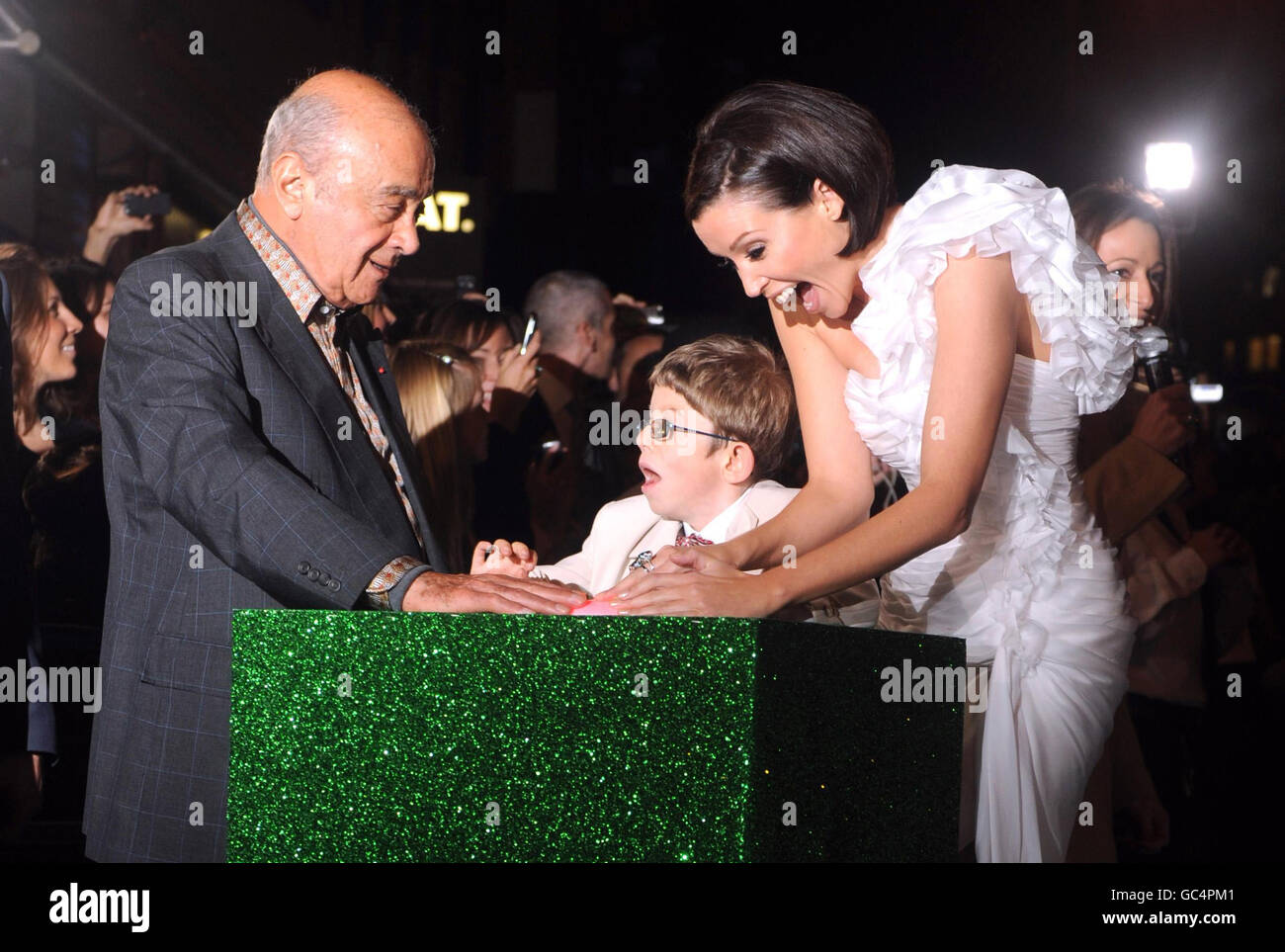 Harrods Chairman Mohammed Al Fayed, Dominic aged 10 (surname not given ...