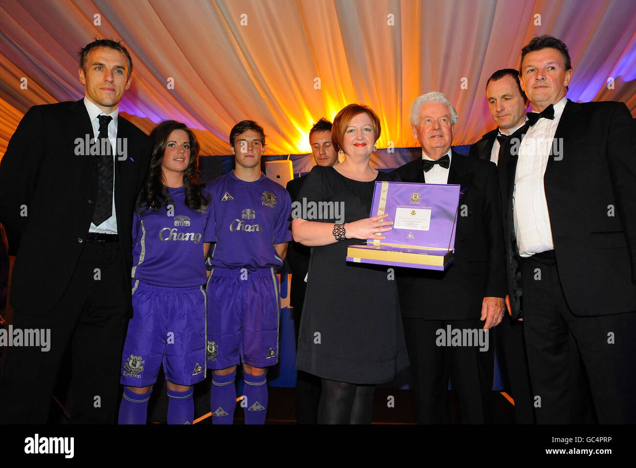 Liverpool unites charity dinner goodison park stadium hi-res stock ...