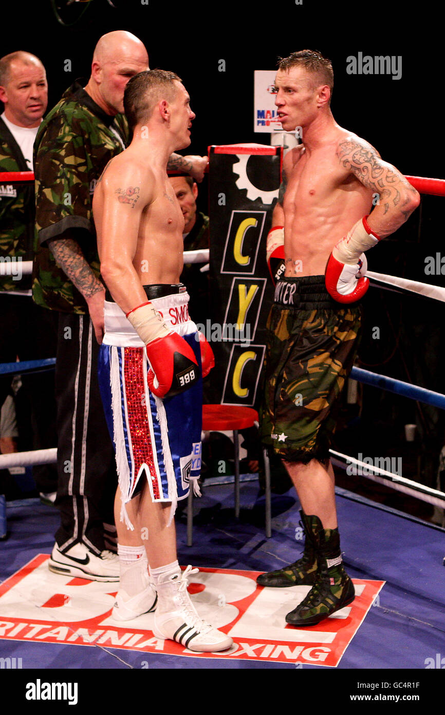 Great Britain's Jason Booth (left) and Great Britain's Michael Hunter ...