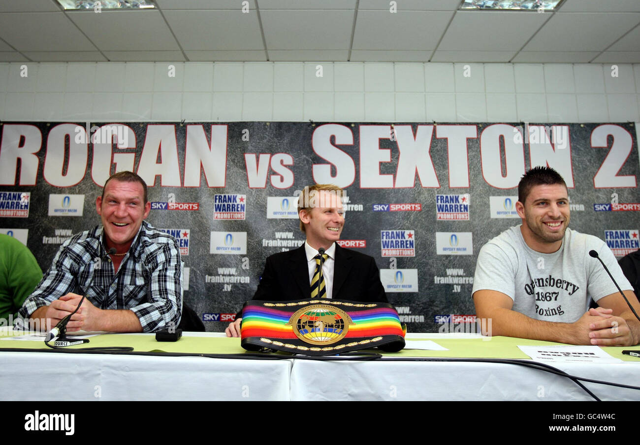 Boxing - Martin Rogan and Sam Sexton Press Conference - Odyssey Arena ...
