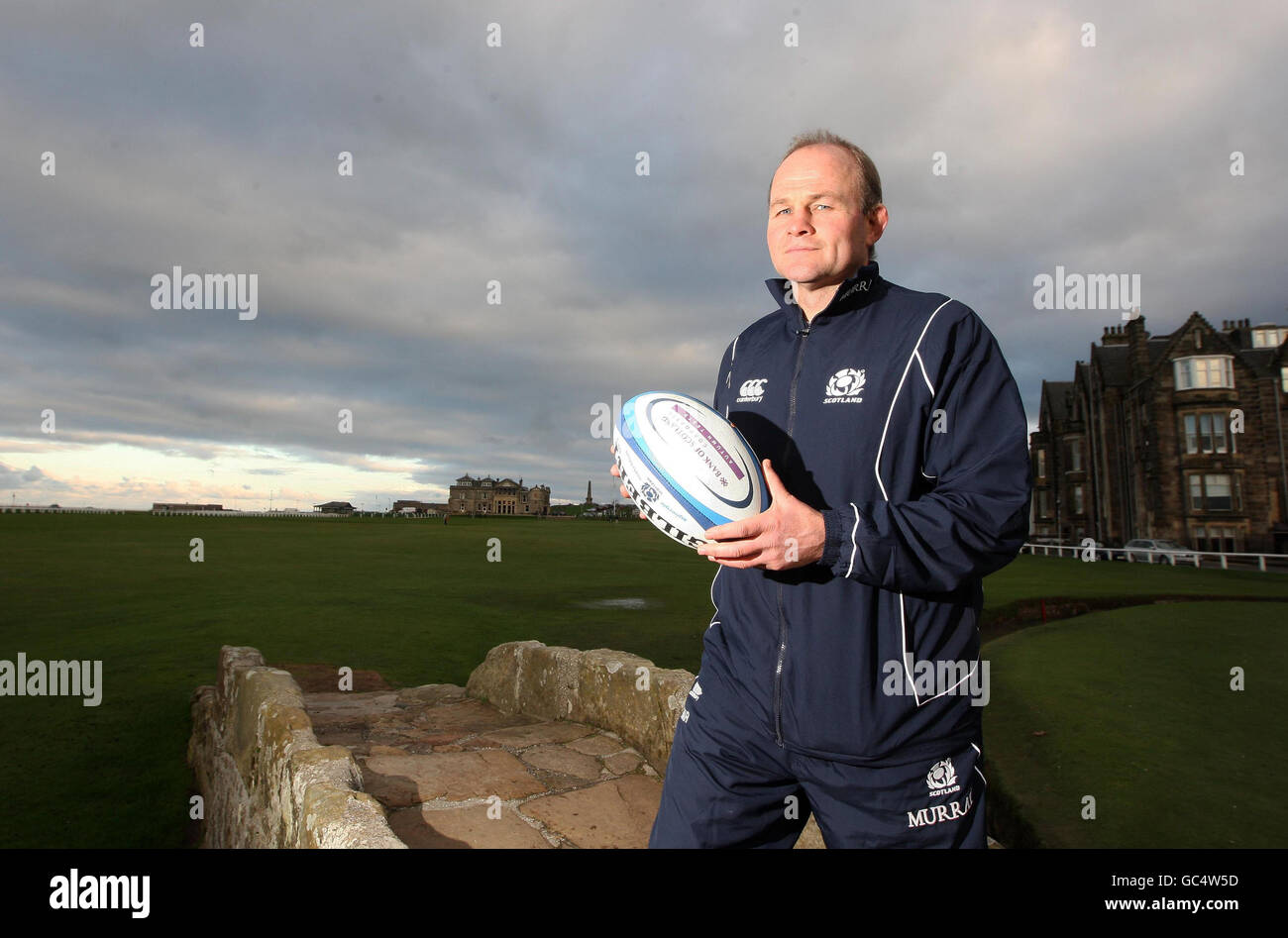 Rugby Union - Scotland Rugby Media Briefing - St Andrews Stock Photo ...