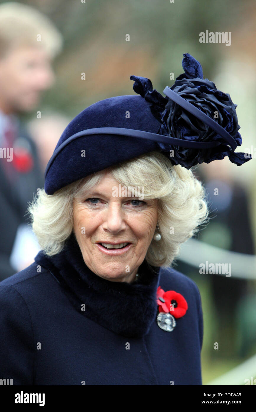 The Duchess of Cornwall pictured during a visit to Government House in ...