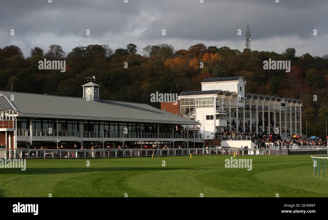 General view of the Grandstand at Nottingham Racecourse Stock Photo - Alamy