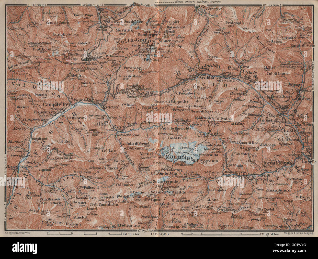 The ladin valleys hi-res stock photography and images - Alamy