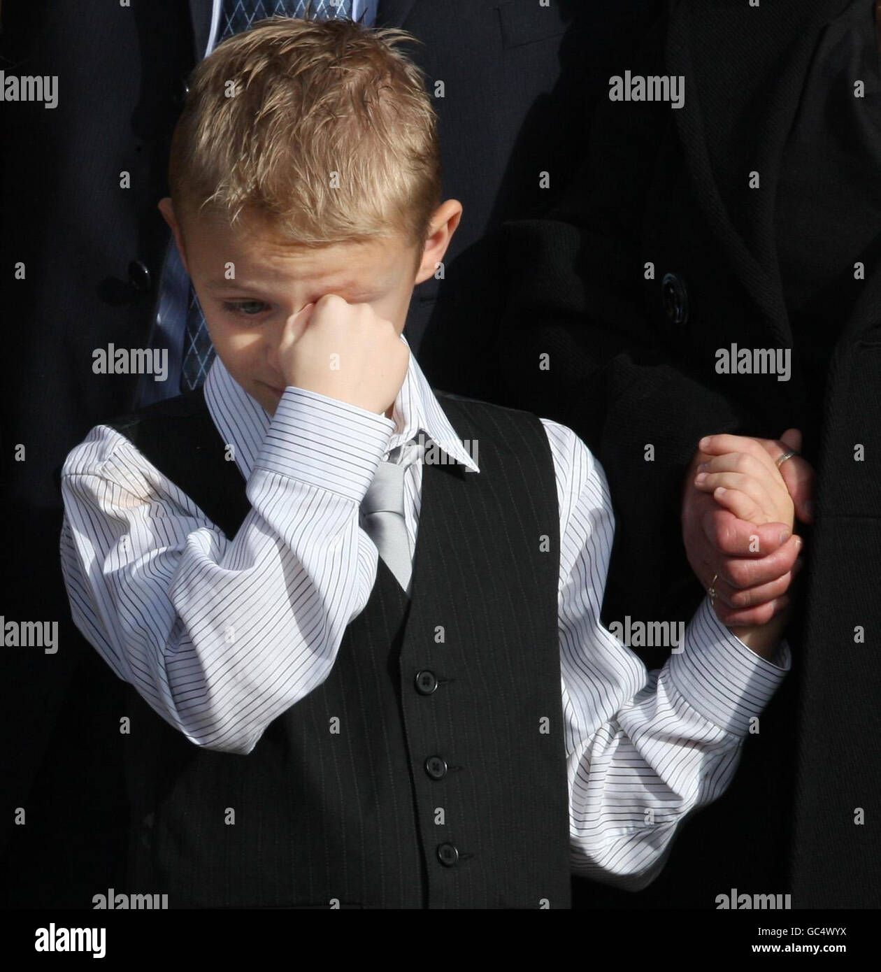 Conner Lockett son of Acting Sergeant Michael Lockett during the ...