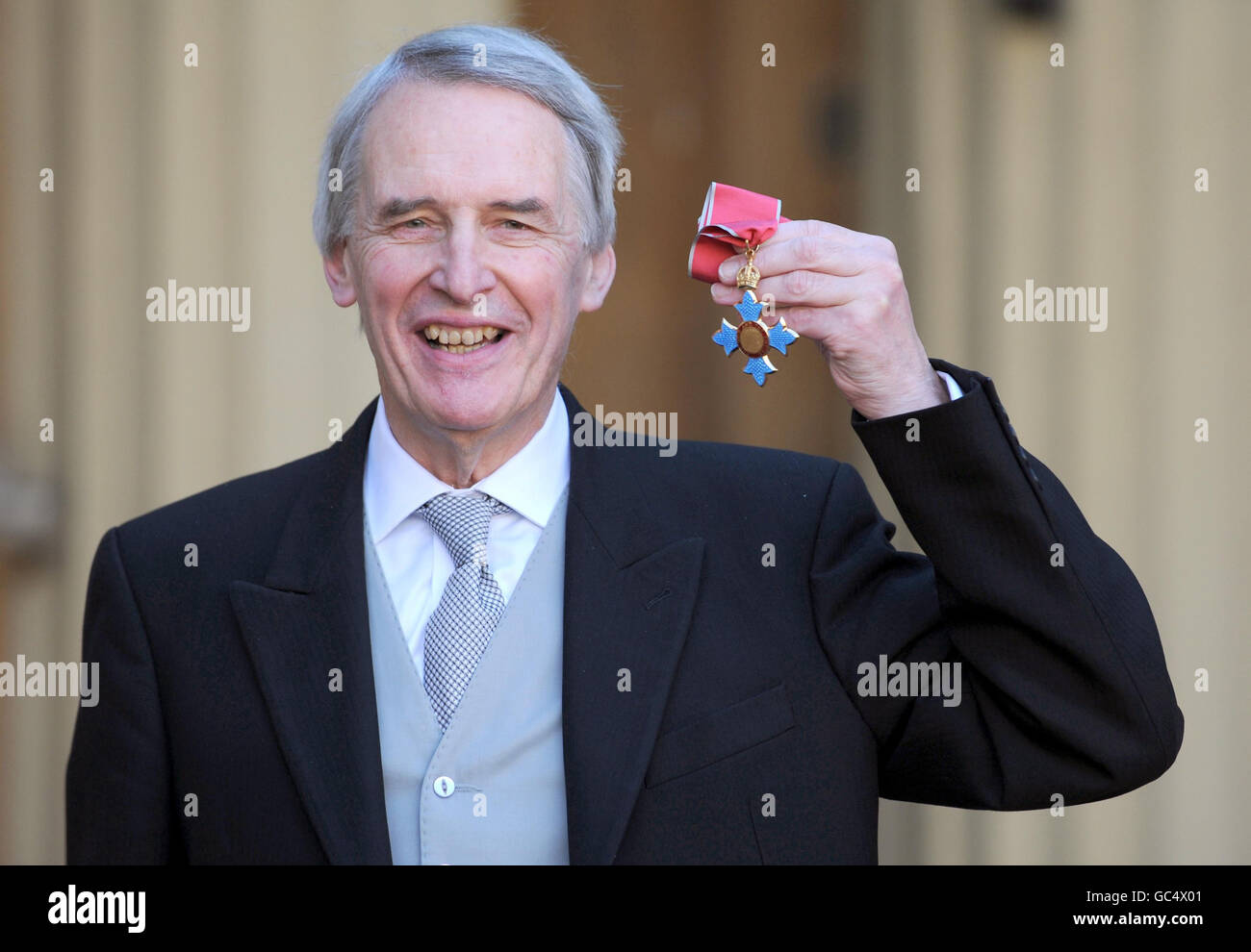 Buckingham palace the award of britains top honour hi-res stock ...