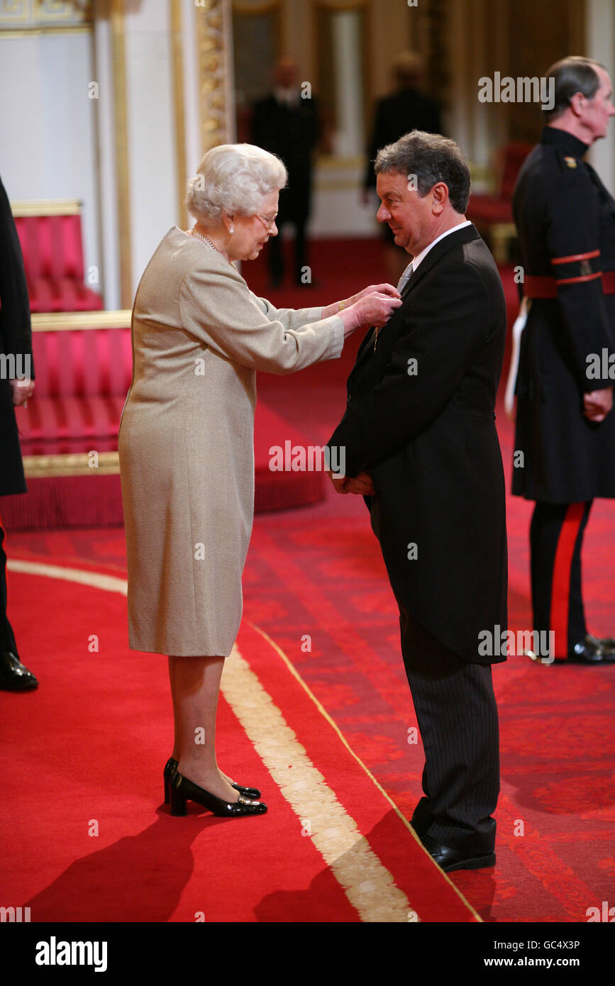 Mr. Richard Austin from Wirral is made an OBE by The Queen at ...