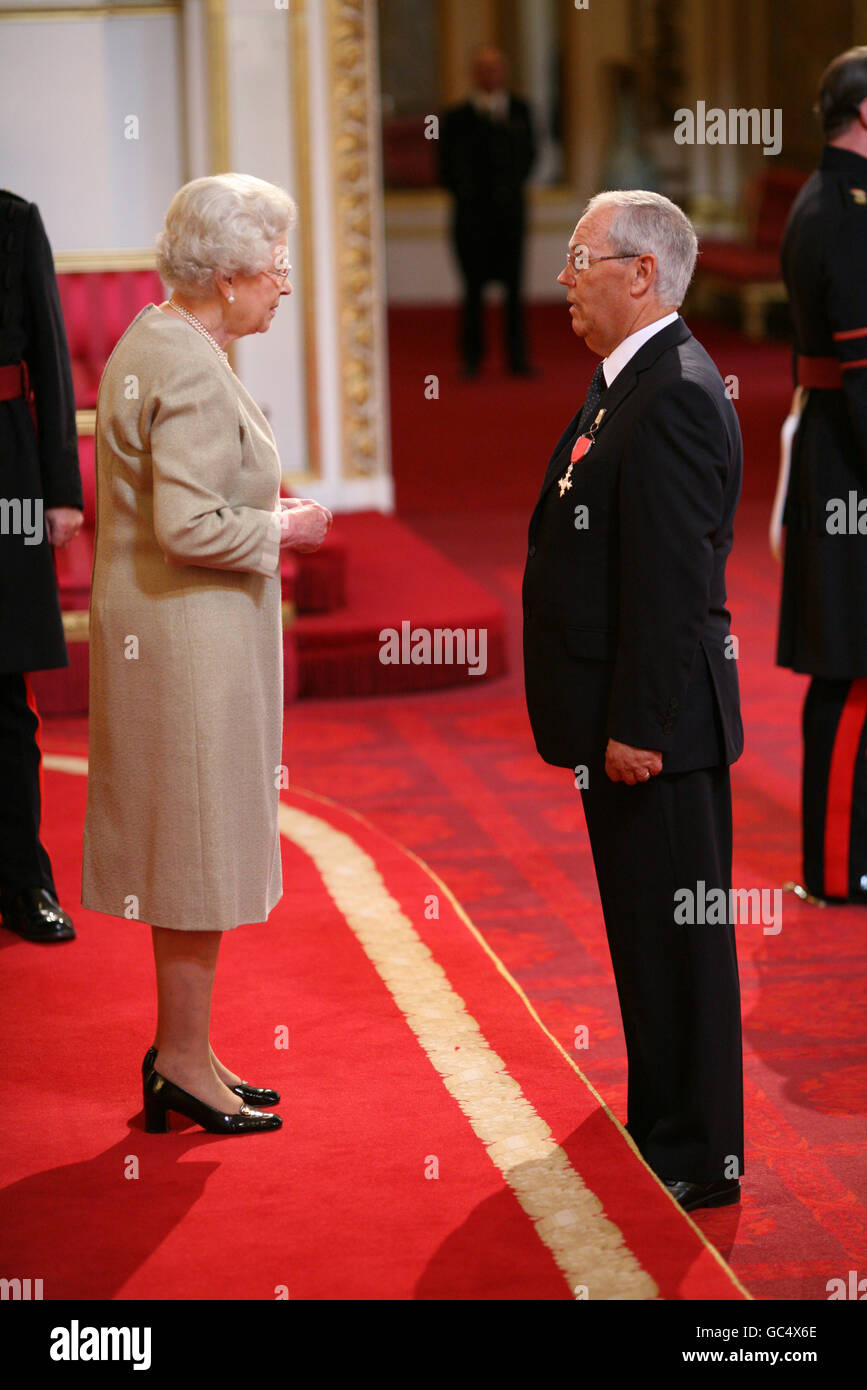 Mr. Michael Gurney from Torquay is made an MBE by The Queen at ...