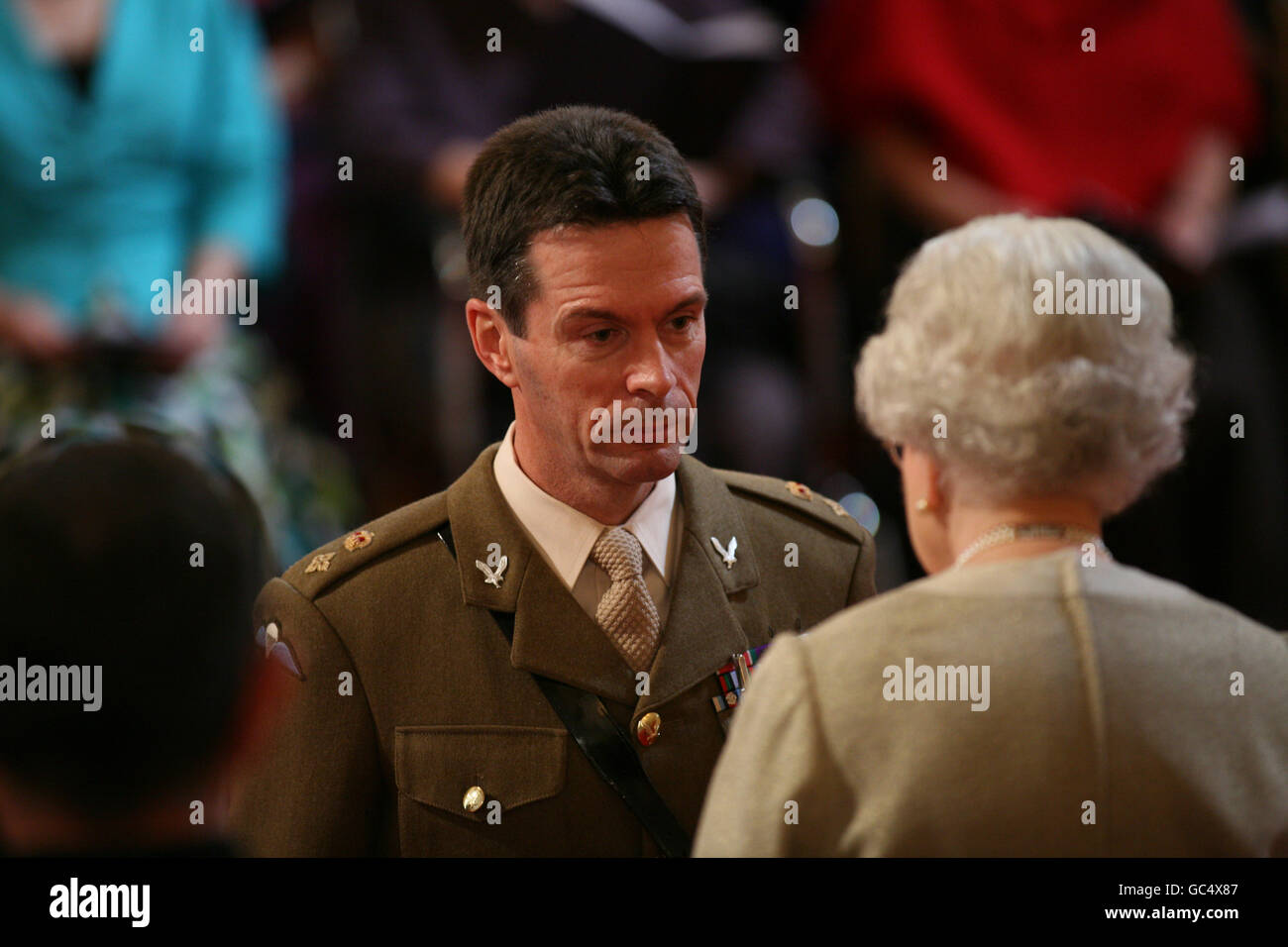 Lieutenant Colonel Richard Bishop, Army Air Corps is made an MBE by The ...