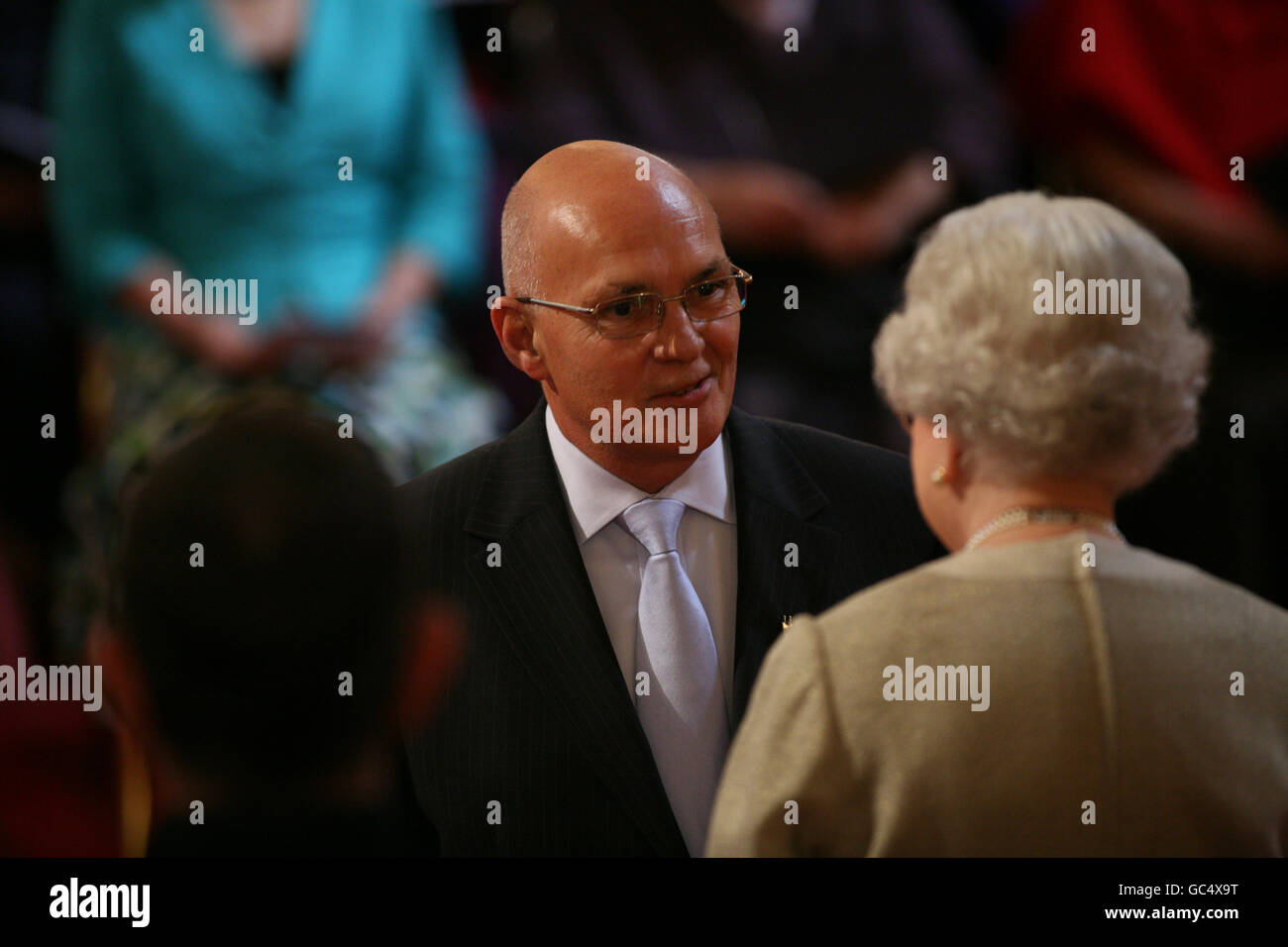 Mr. Bernard McGill from Newcastle-Upon-Tyne is made an MBE by The Queen ...