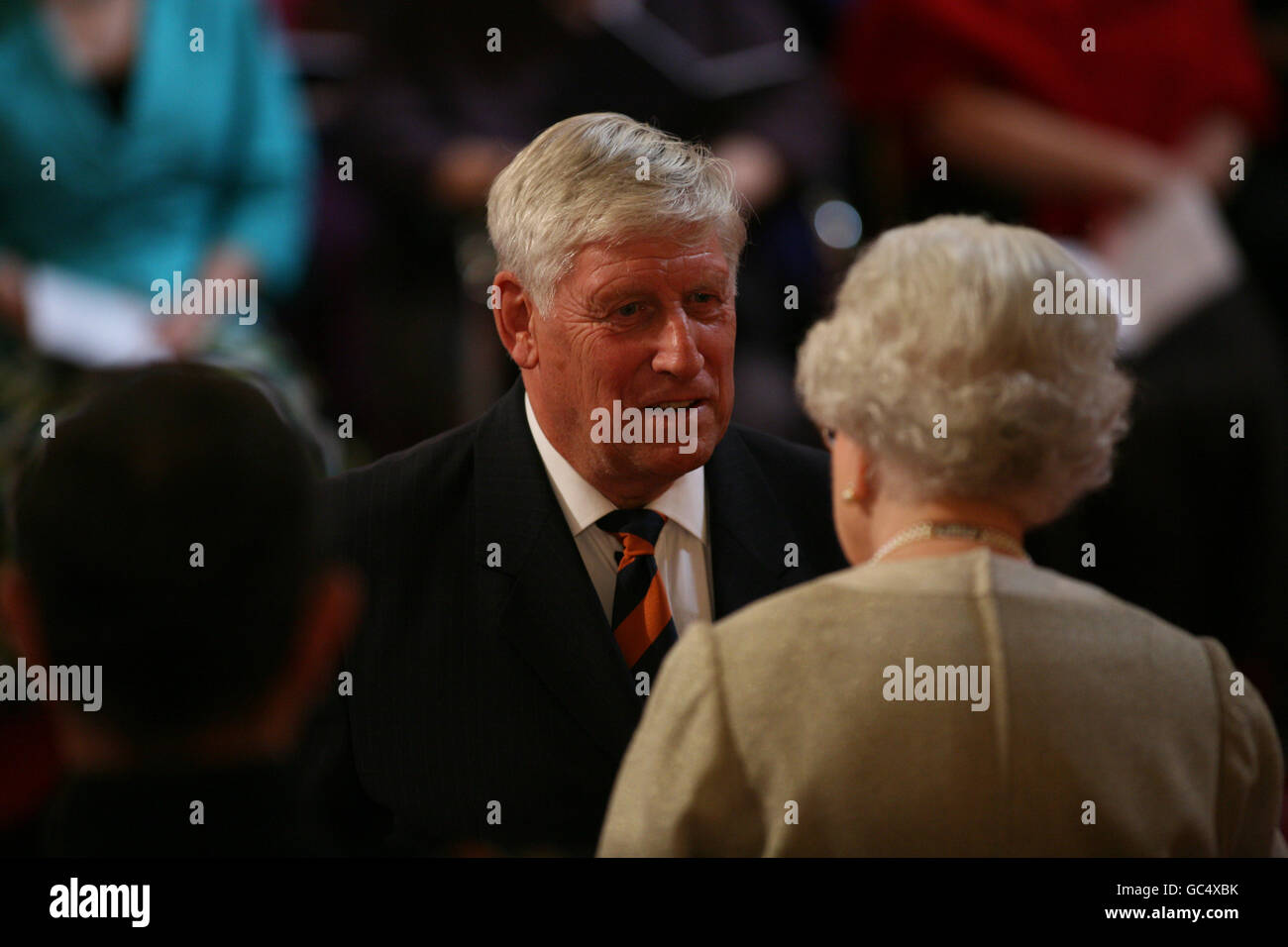 Mr. Christopher Rollason from Eastbourne is made an MBE by The Queen at ...