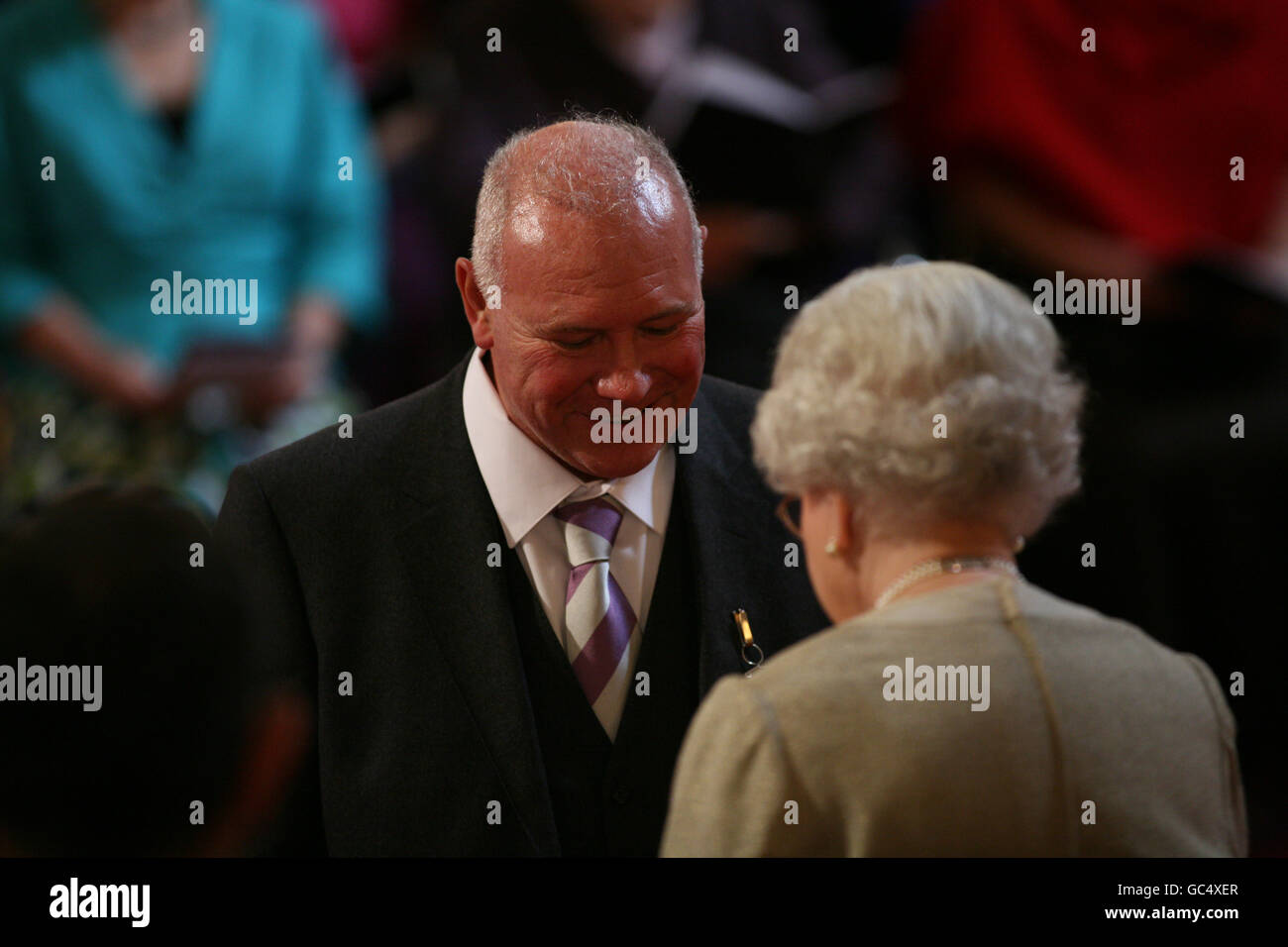 Mr. Leonard Tyler from Chelmsford is made an OBE by The Queen at ...