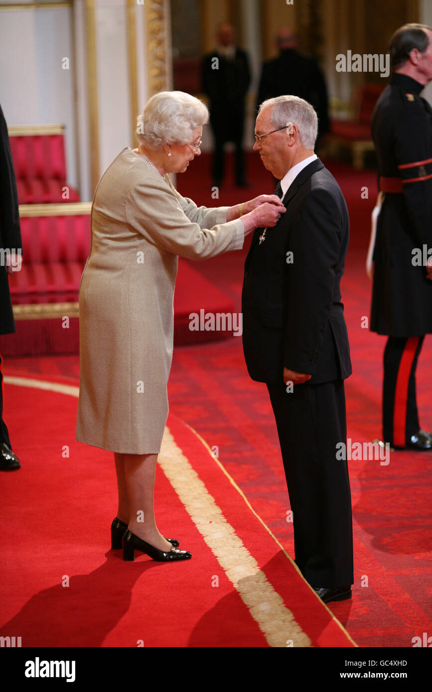 Mr. Michael Gurney from Torquay is made an MBE by The Queen at ...