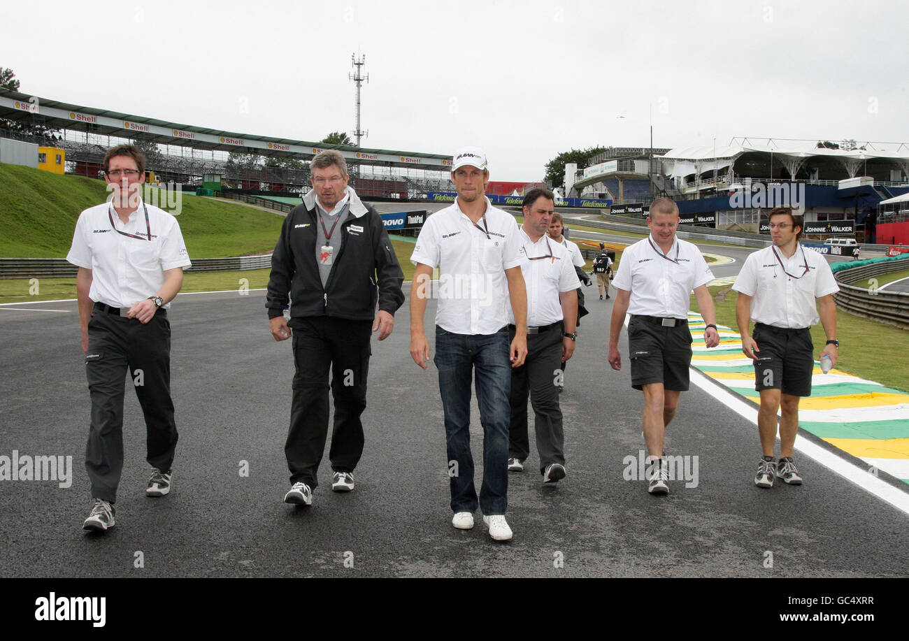 Motor Racing - Brazilian Grand Prix - Paddock Day - Interlagos Stock ...