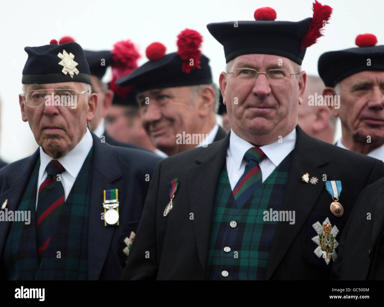 WW2 Veterans watch as the Prince of Wales attends the re-dedication ...
