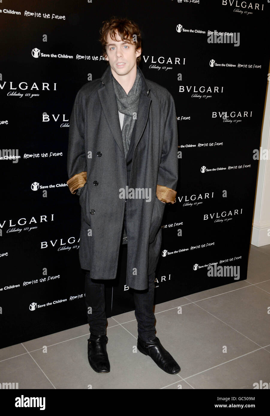 Johnny Borrell arrives at the Vogue/Bulgari 125th Anniversary Party ...