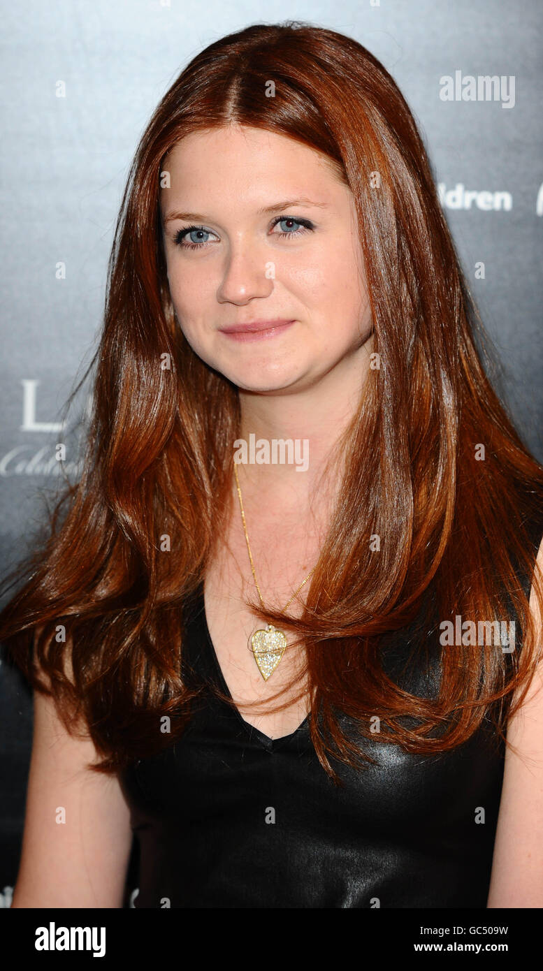 Bonnie Wright arriving at the Vogue Bvlgari 125th Anniversary Party ...