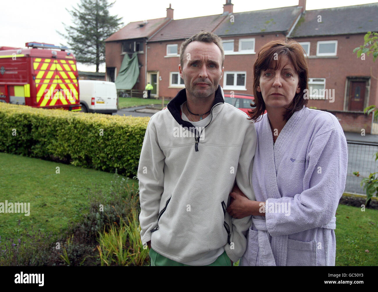House fire kills mother and daughter Stock Photo - Alamy