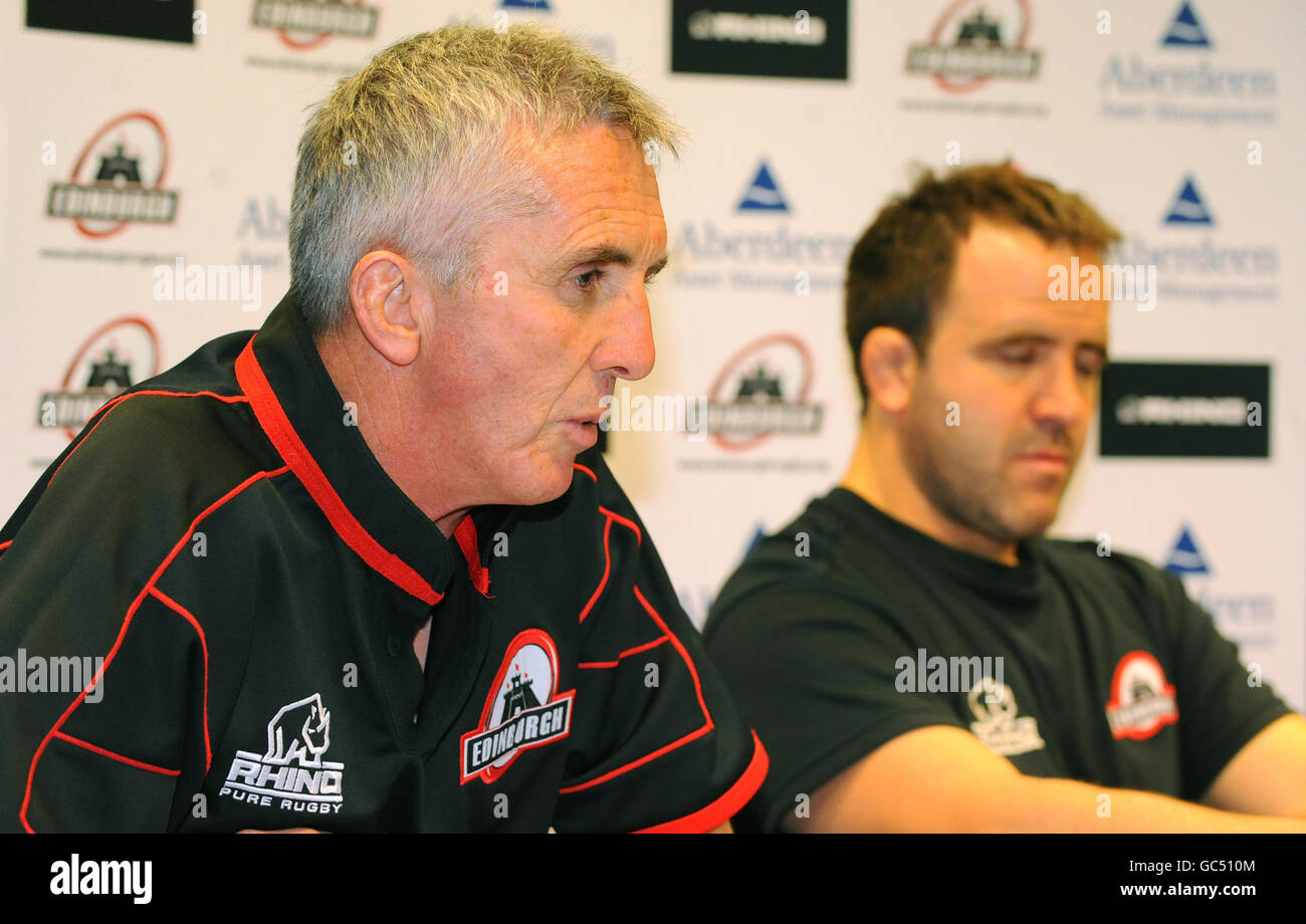 Rugby Union - Edinburgh Rugby Squad Announcement - Murrayfield ...