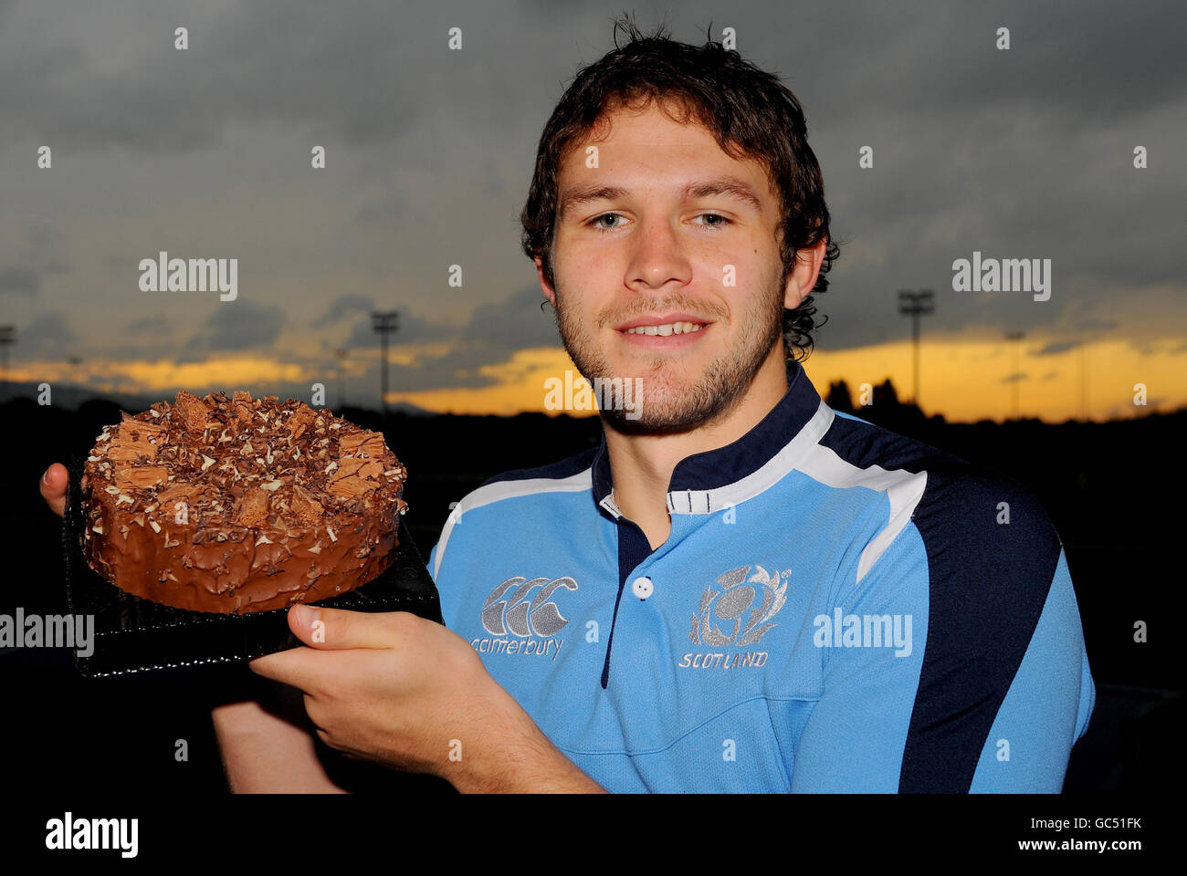 Rugby union scotland squad announcement murrayfield hi-res stock ...