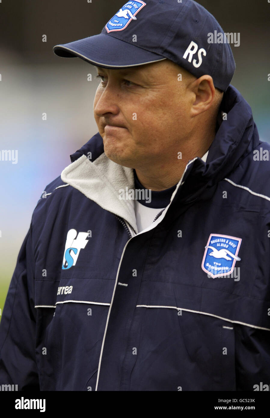 Brighton and Hove Albion manger Russell Slade after the Coca-Cola ...