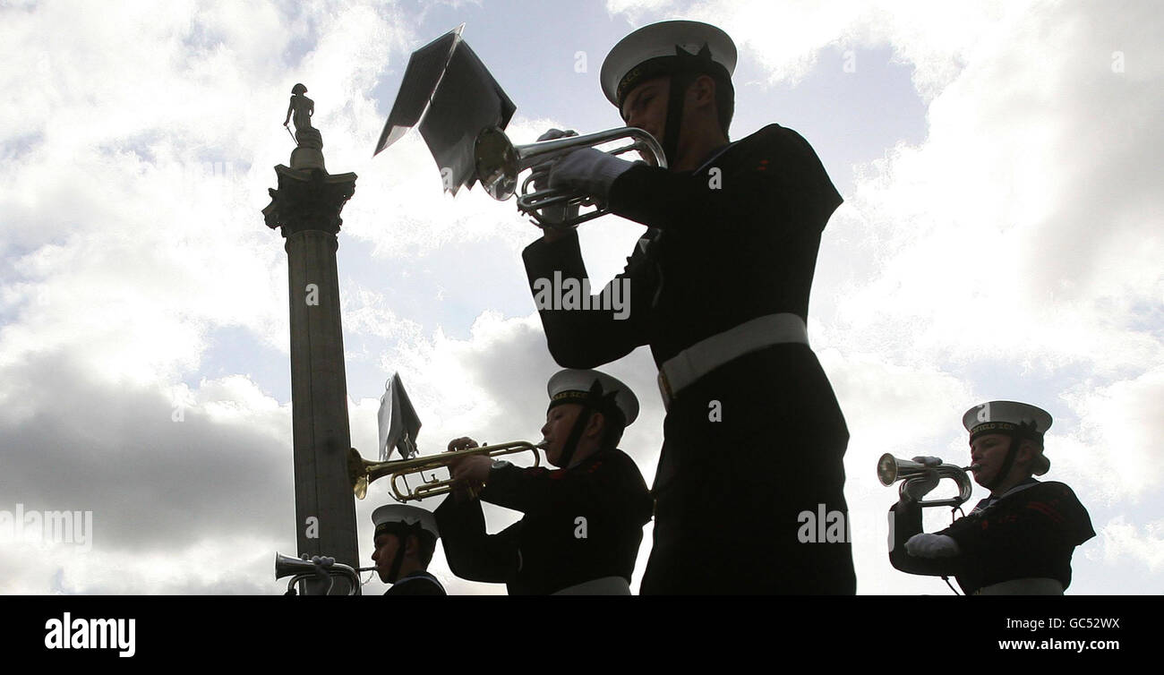 Annual Trafalgar Day Parade High Resolution Stock Photography and ...