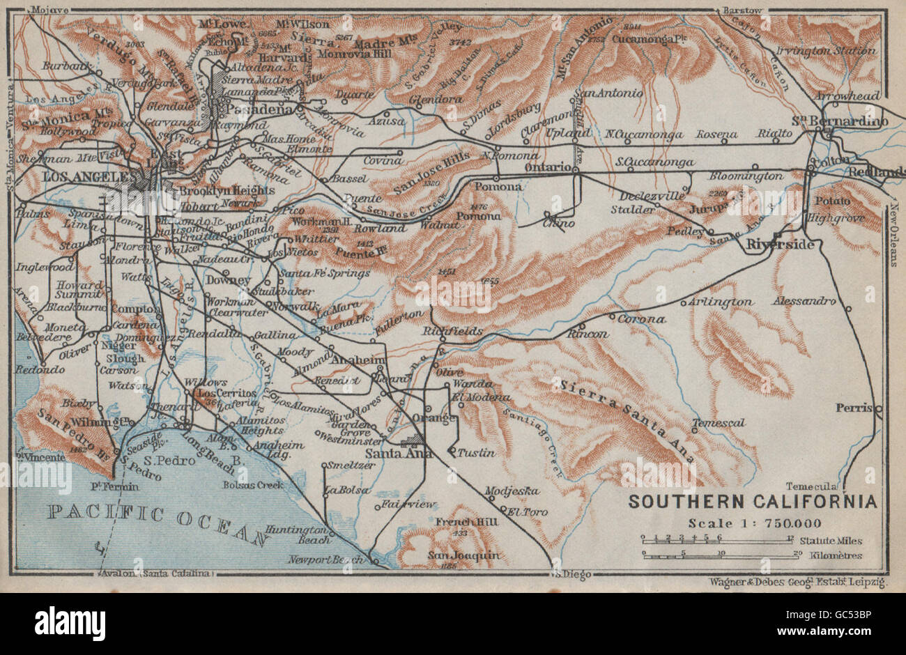 Santa ana mexico map hi-res stock photography and images - Alamy